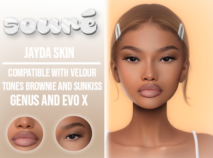Second Life Marketplace - S//-Jayda skin genus brownie